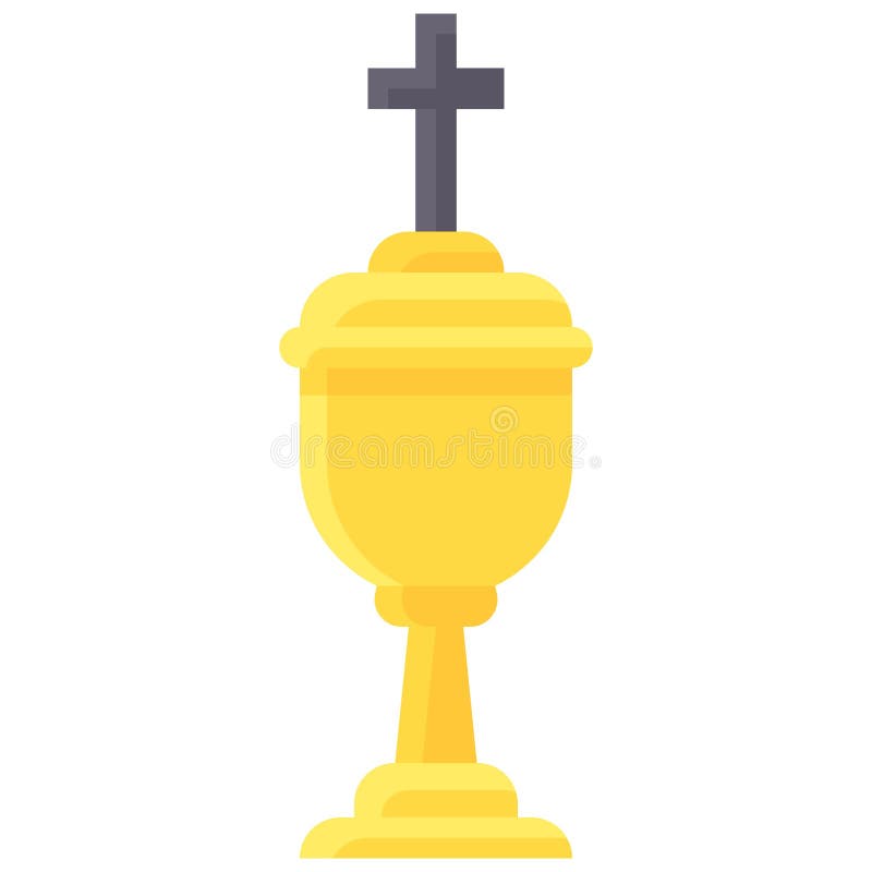 Holy Grail Icon, Holy Week Related Vector Illustration Stock Vector ...