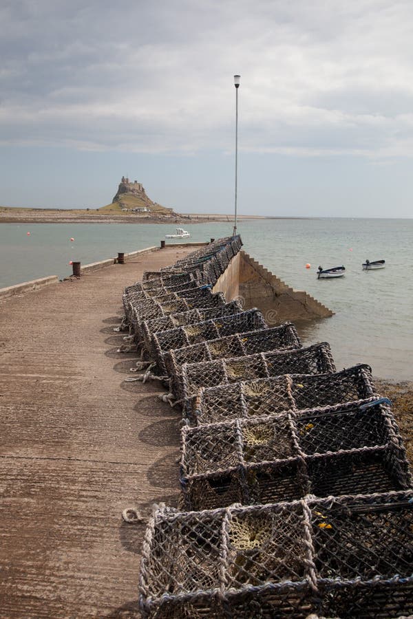 Holy Island stock photo. Image of boat, upturned, lindisfarne - 20210782