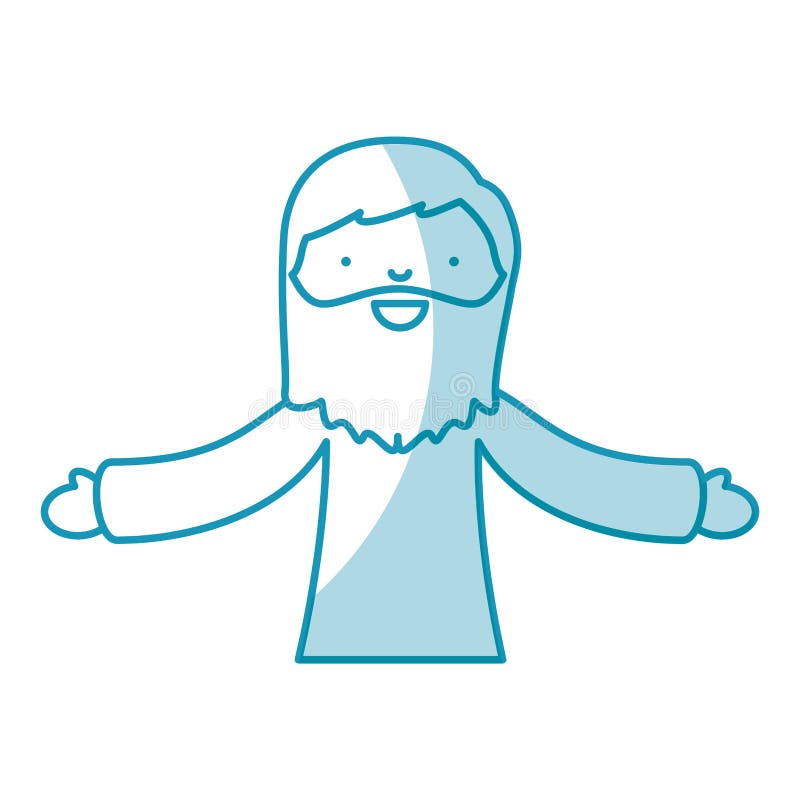 Holy Jesuschrist Character Icon Stock Vector - Illustration of ...