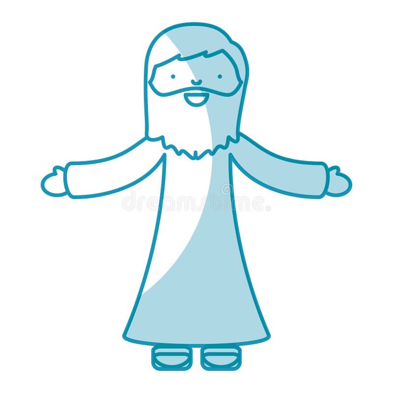 Holy Jesuschrist Character Icon Stock Vector - Illustration of ...