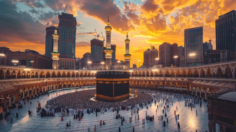 Holy Kaaba in Mecca, Saudi Arabia. Representation in a Minimalist Style ... Holy Kaaba in Mecca, Saudi Arabia. Representation in a Minimalist Style ...