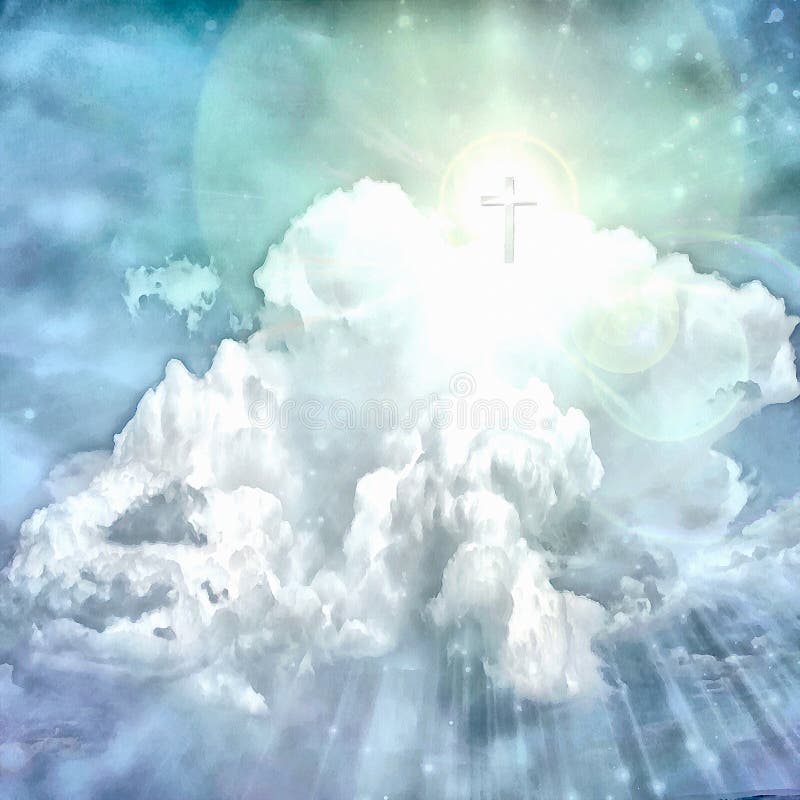 Holy light stock illustration. Illustration of paradise - 196777045