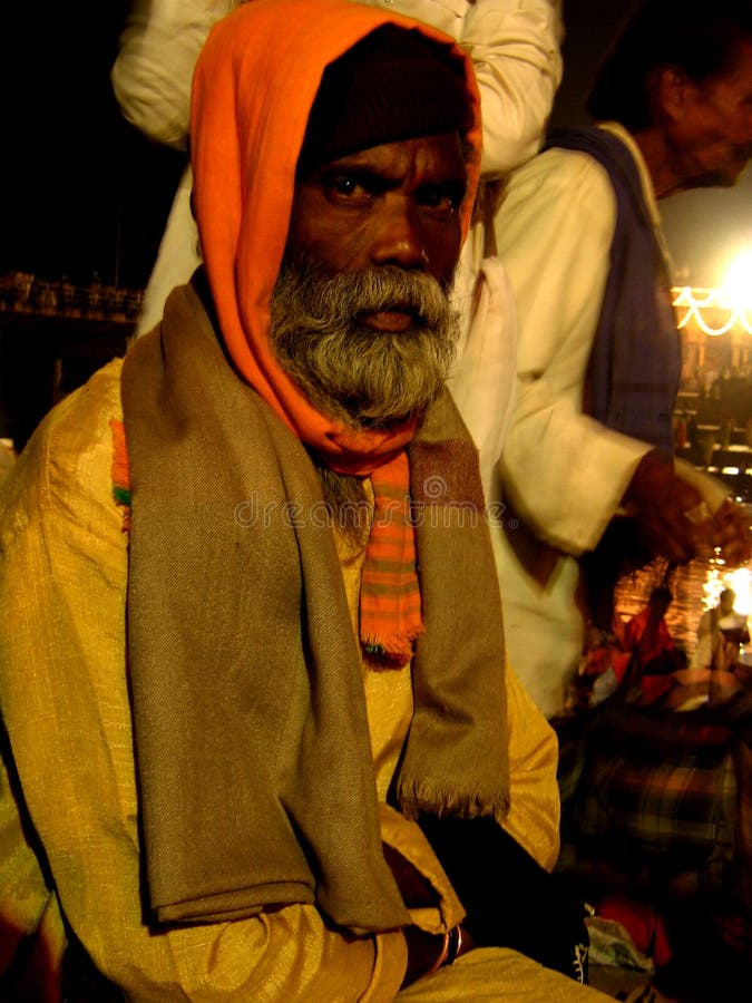 The Holy Man stock image. Image of cultures, festive, grey - 1531451