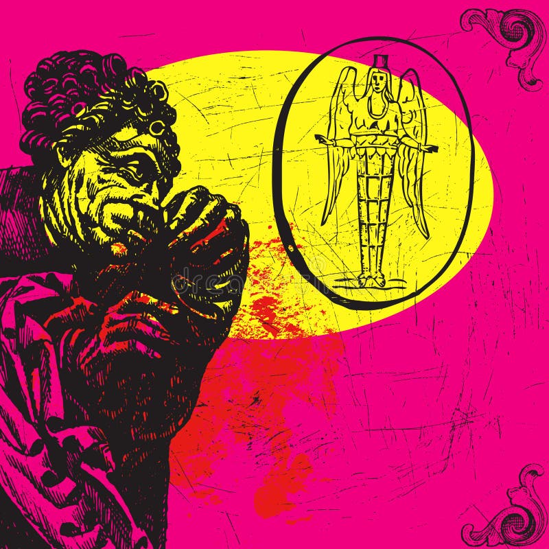 Holy man stock illustration. Illustration of dramatic - 24333183