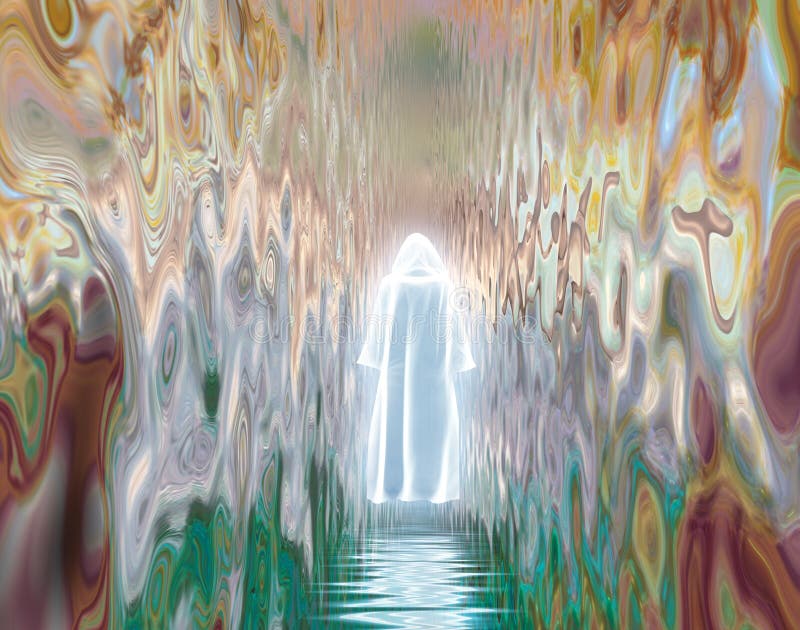 Holy Man. 3D Rendering stock illustration. Illustration of monk - 231236495