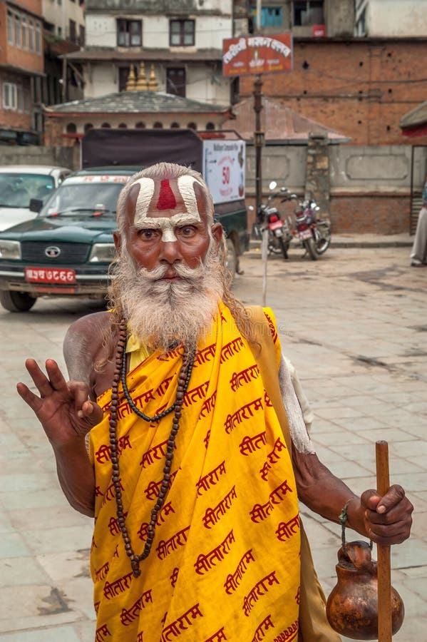 Holy Man editorial stock photo. Image of asia, nepal - 32783893