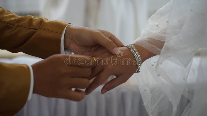 Holy Marriage, a Covenant between a Human Couple and God. Stock Photo ...