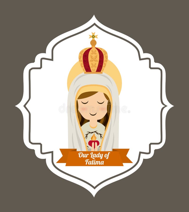 Holy mary stock vector. Illustration of christian, virgin - 44714420