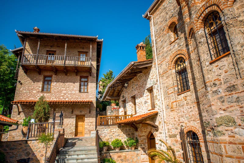 In the Holy Monastery in Greece Stock Image - Image of religious ...
