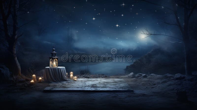 Holy Night of Epiphany, Three Kings, Star of Bethlehem, Dark Blue ...