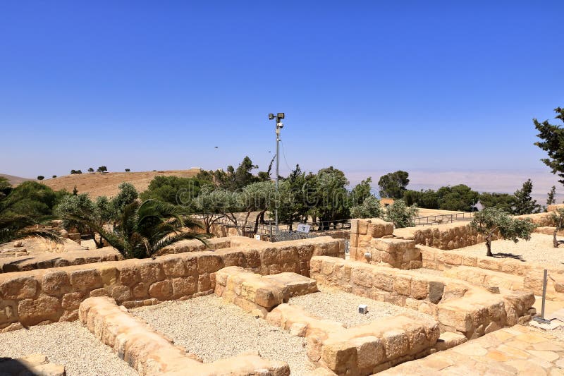 The Holy Place Mount Nebo Near Amman, Jordan Stock Photo - Image of ...