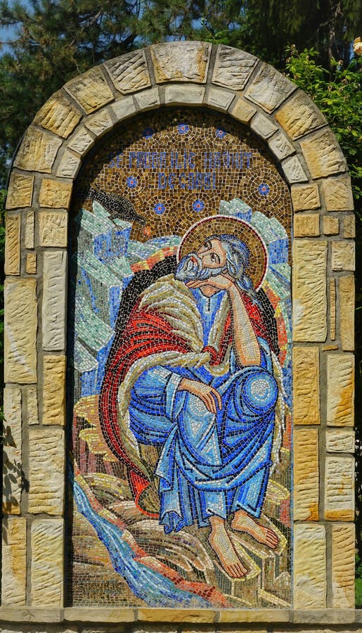 The Holy Prophet Elijah, Fed by a Crow Stock Photo - Image of tapestry ...