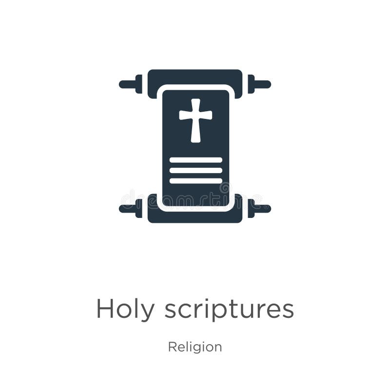 Holy Scriptures Icon Vector. Trendy Flat Holy Scriptures Icon from ...