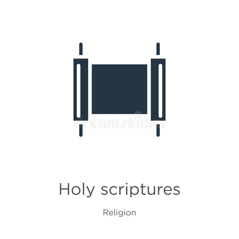 Holy Scriptures Icon Vector. Trendy Flat Holy Scriptures Icon from ...