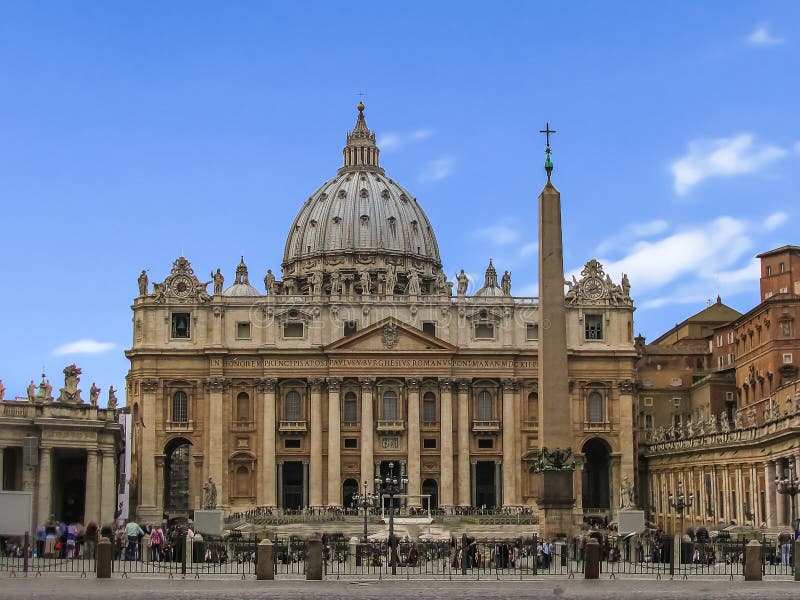 The Holy See - Saint Peter S Basilica - Vatican City Editorial Stock ...