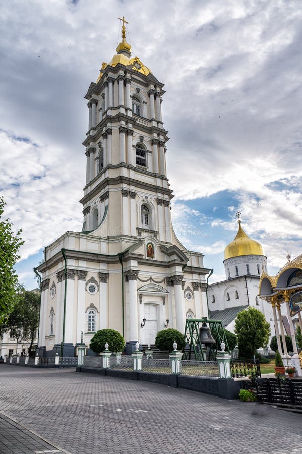 Holy Spirit Pochaev Monastery Orthodox Monastery in Pochayiv Stock ...