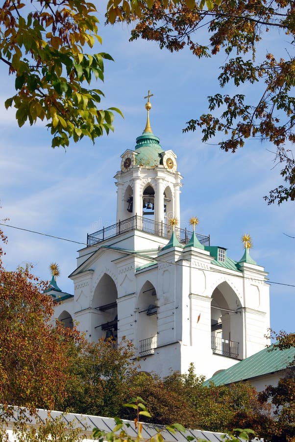 Holy Transfiguration Monastery in Yaroslavl, Russia. Stock Image ...