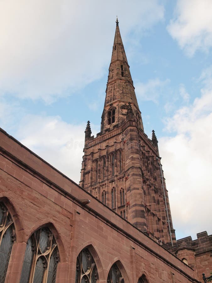 Church in Coventry stock image. Image of antique, religion - 23384569