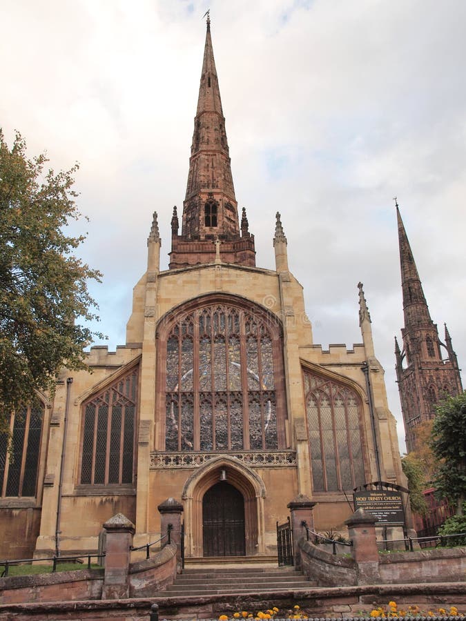 Holy Trinity Church, Coventry Stock Photo - Image of goth, retro: 38767658
