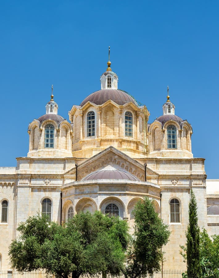 Holy Trinity Church in the Russian Compound of Jerusalem Stock Image ...