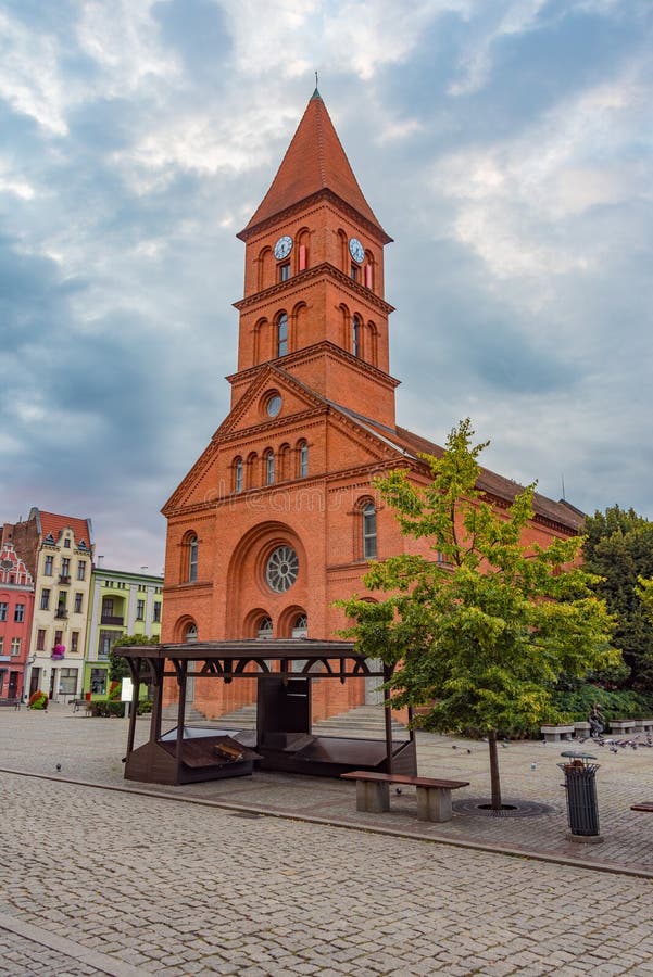 Holy Trinity Church in Torun, Poland Stock Photo - Image of history ...
