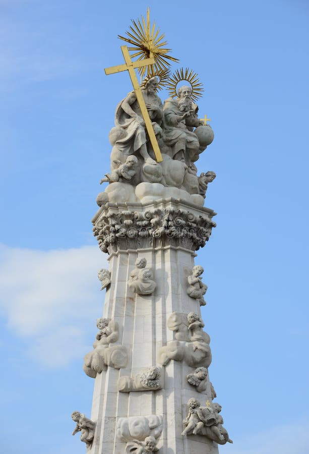 Holy trinity column stock photo. Image of christianity - 28502890