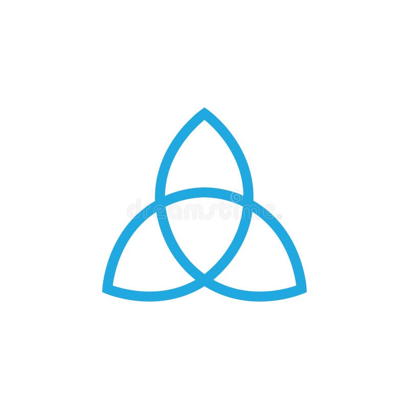 Holy Trinity Icon Simple Vector Symbol Stock Vector - Illustration of ...