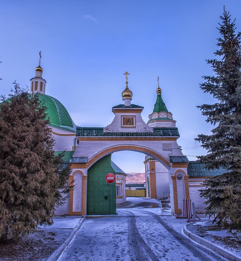 Holy Trinity Monastery stock image. Image of founded - 99994967