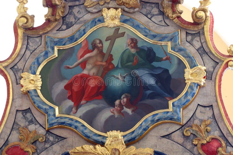 Holy Trinity, Detail of Iconostasis in Greek Catholic Co-cathedral of ...