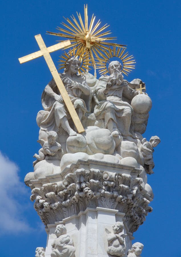 Trinity statue stock image. Image of religion, history - 190988249