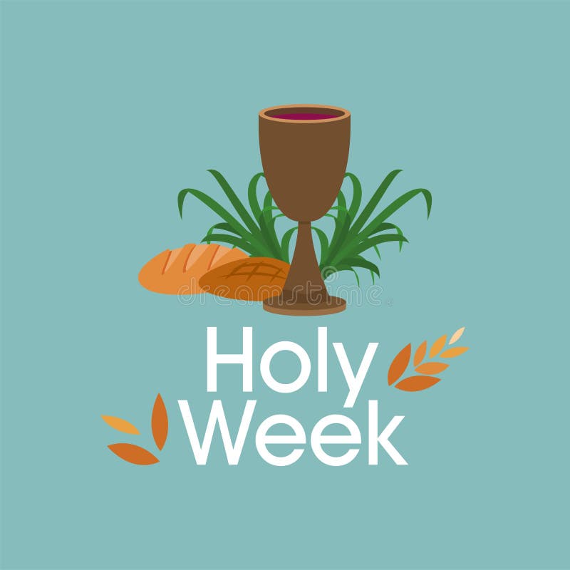 Holy week card stock vector. Illustration of catholic - 174586135