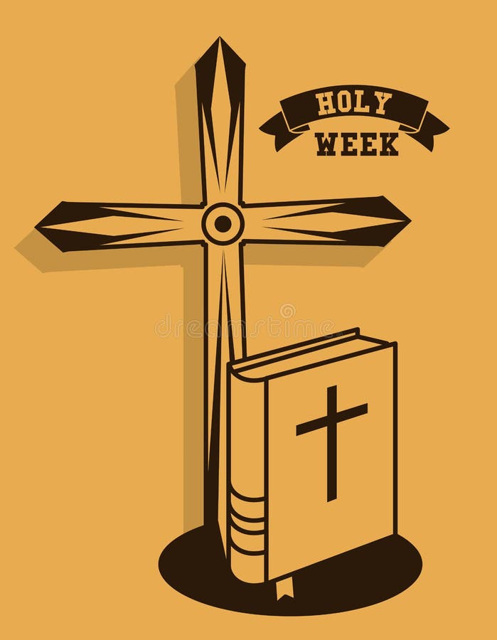 Holy Week Catholic Tradition Stock Vector - Illustration of passion ...