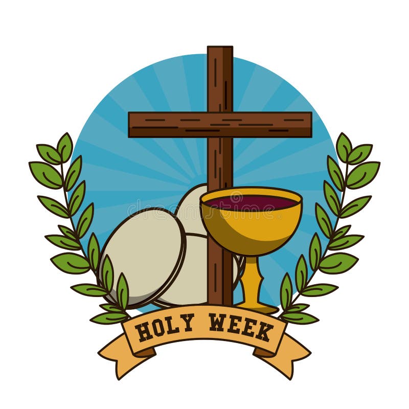 Holy Week Catholic Tradition Stock Vector - Illustration of celebration ...