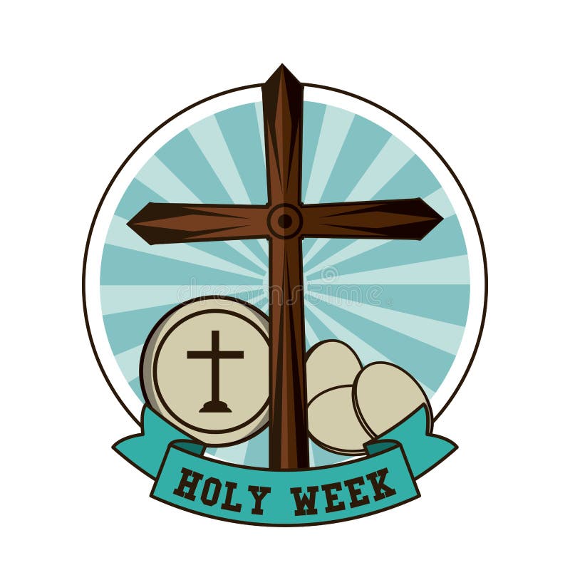 Holy Week Catholic Tradition Stock Vector - Illustration of religion ...