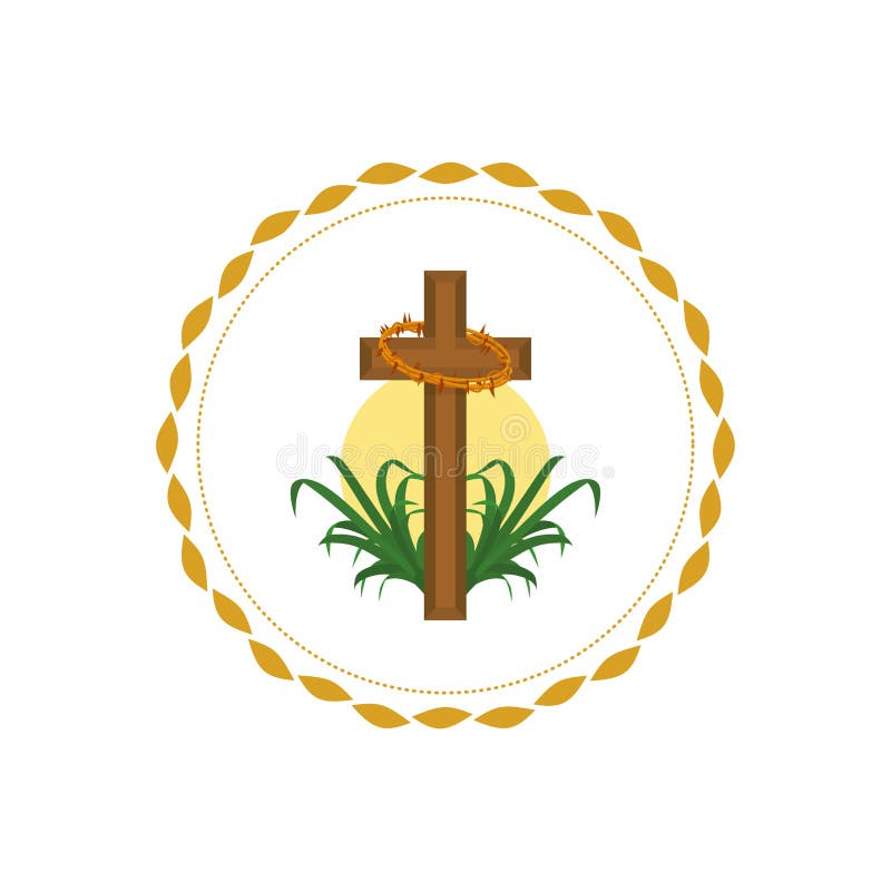 Holy week label stock vector. Illustration of emblem - 174586031