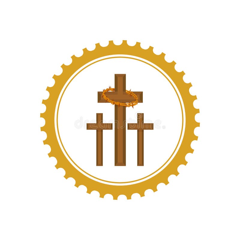 Holy week label stock vector. Illustration of religious - 174585914