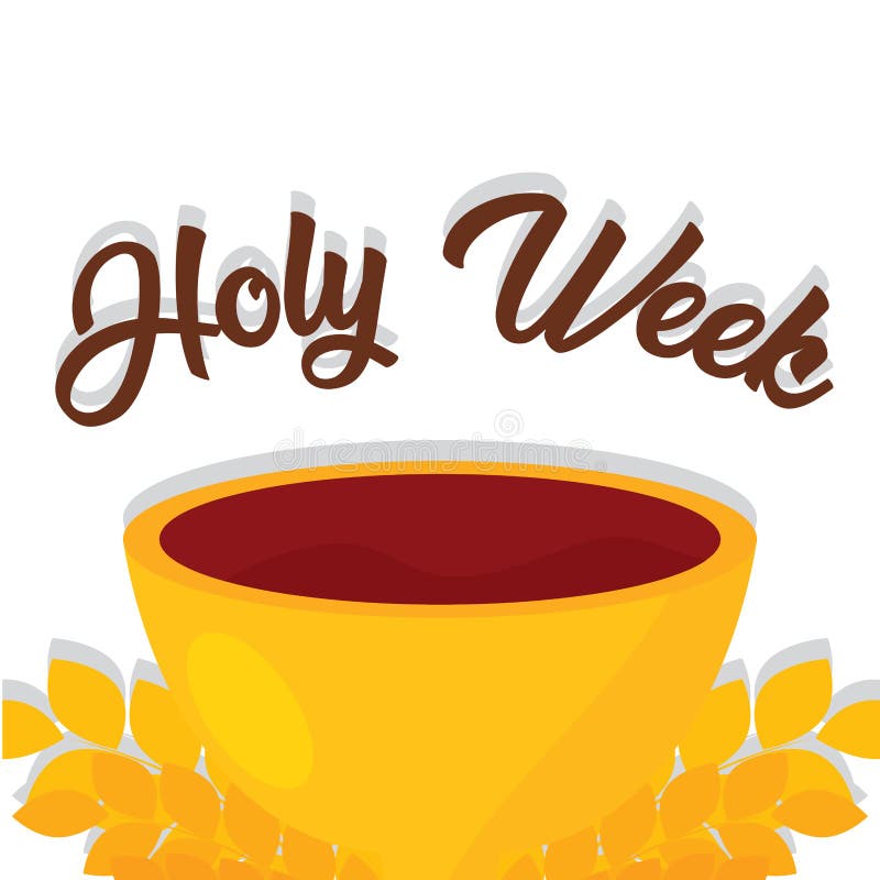 Holy week poster stock vector. Illustration of religion - 180441794