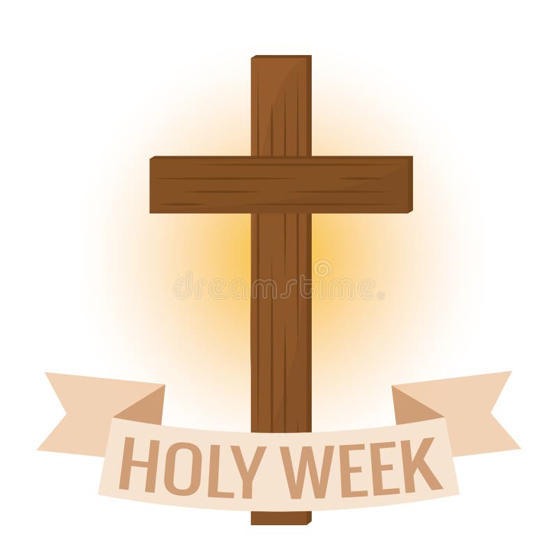 Holy week poster stock vector. Illustration of christianity - 180441999