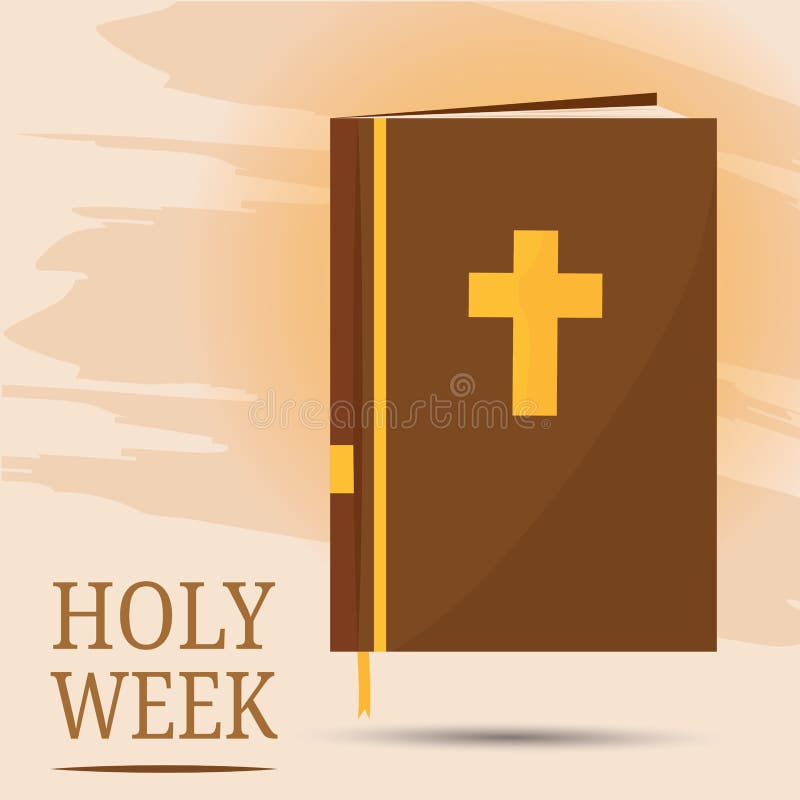 Holy week poster stock vector. Illustration of sunday - 180440082