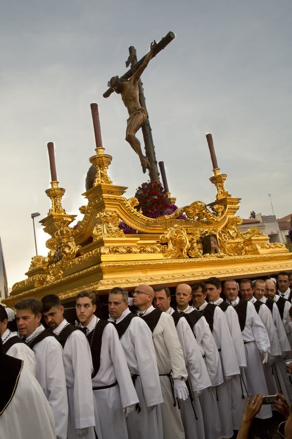 Holy Week Procession In Spain, Andalusia. Stock Image - Image of hood ...