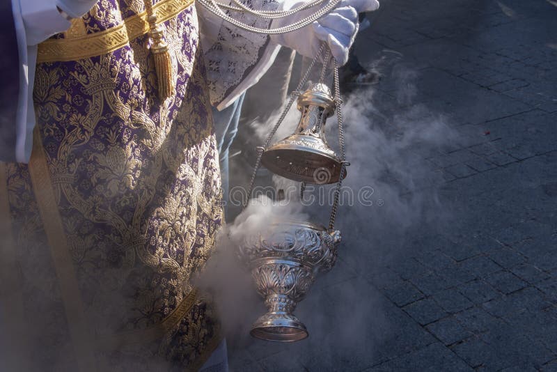 Holy Week in Seville, Incense Stock Photo - Image of smoke, week: 134587810