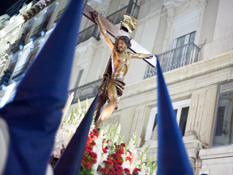 Holy Week in Spain stock image. Image of brotherhood - 65881091