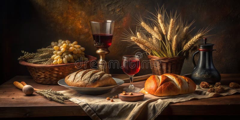 Holy Week Symbolism a Visual Exploration of the Last Suppers Communion ...