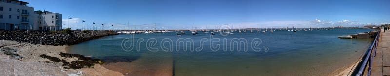 Holyhead Marina and Harbour Stock Photo - Image of coloured, marina ...