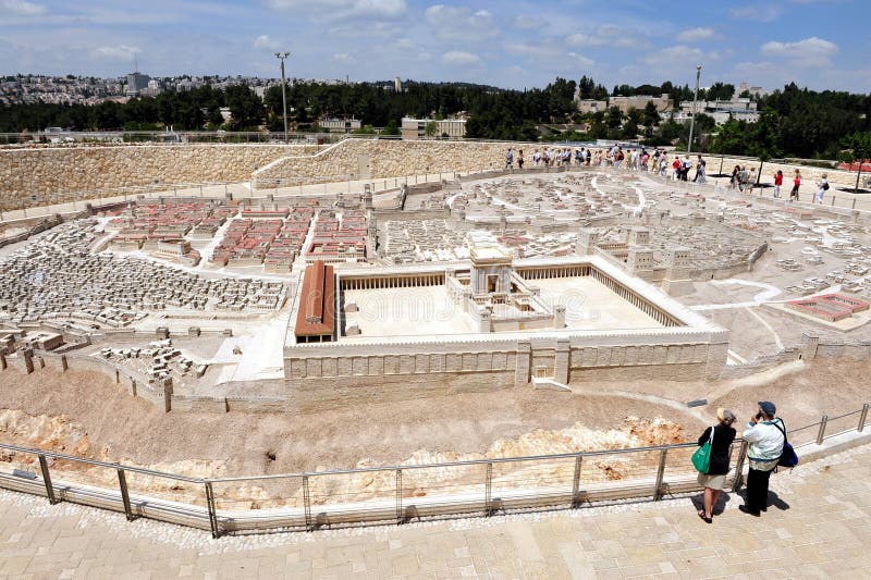 Holyland Model of Jerusalem Editorial Photography - Image of holyland ...
