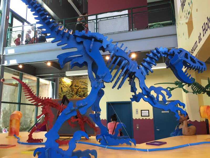 Holyoke Children& X27;s Museum Collosal Dinosaur Sculptures Editorial ...