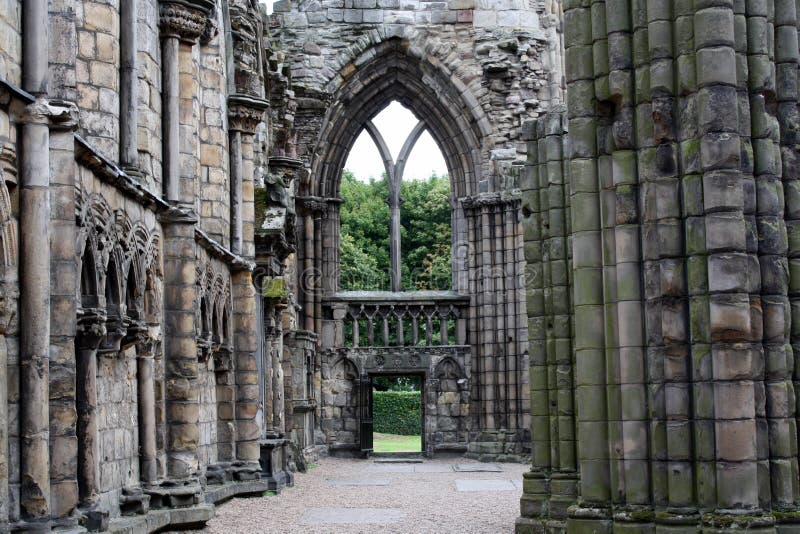 Holyrood Abbey stock photo. Image of garden, edinburgh - 18244654