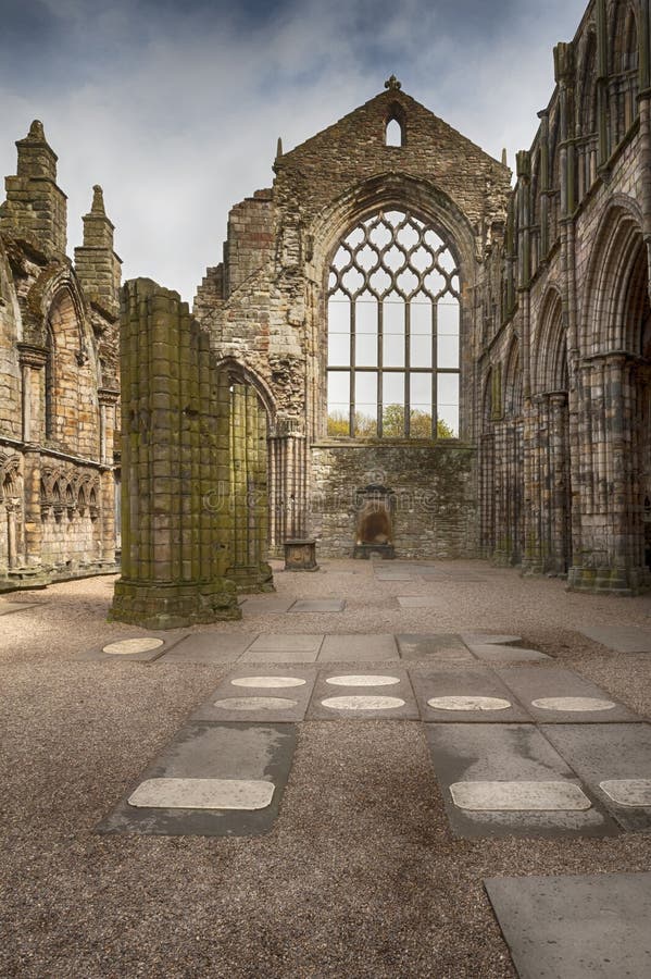 Holyrood Abbey - Edinburgh. Stock Image - Image of europe, scotland ...
