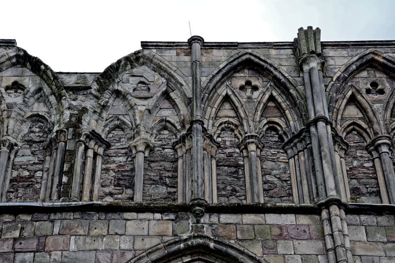 The Holyrood Abbey, Edinburgh, Scotland Stock Image - Image of jesus ...