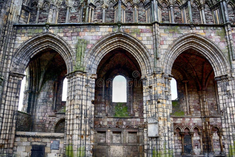 The Holyrood Abbey, Edinburgh, Scotland Stock Photo - Image of ...
